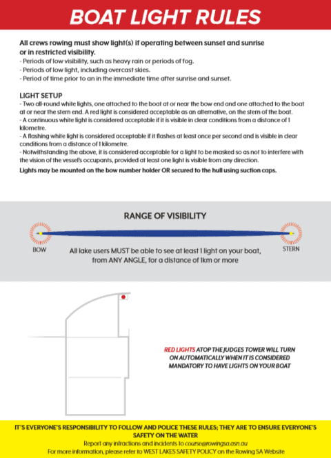 Safety Information - Rowing South Australia