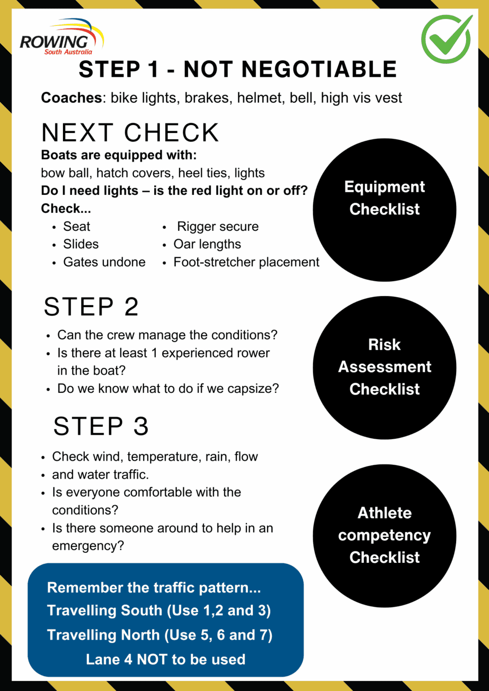 Safety Information - Rowing South Australia
